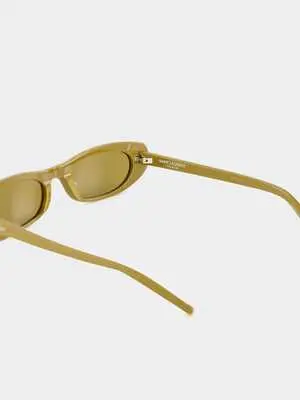 Saint Laurent Sl 557 Shade Sunglasses - Brown