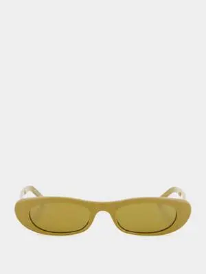 Saint Laurent Sl 557 Shade Sunglasses - Brown