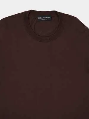 Dolce & Gabbana Silk Crewneck Pullover