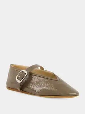 Le Monde Beryl Stella Slipper In Leather - Brown