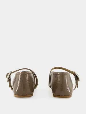 Le Monde Beryl Stella Slipper In Leather - Brown