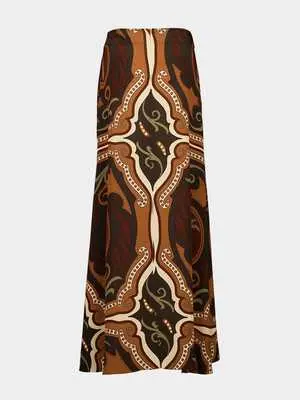 Johanna Ortiz Nuevos Territorios Skirt - Brown