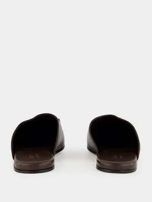 Gucci Horsebit Leather Mule - Brown