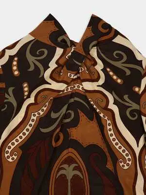 Johanna Ortiz Intricate Islands Silk Top
