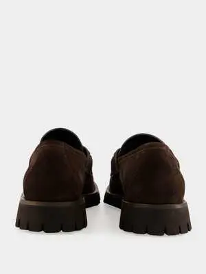 Gucci Sylke Leather Loafers