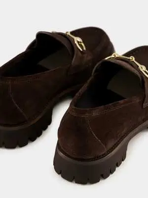 Gucci Sylke Leather Loafers