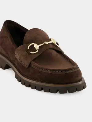 Gucci Sylke Leather Loafers