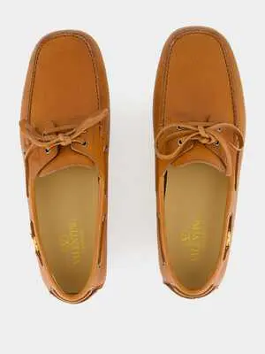 Valentino Garavani Driver Fastaway Loafer - Brown