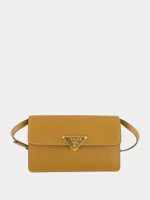 Prada Saffiano Leather Mini-bag - Brown