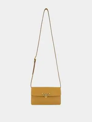 Prada Saffiano Leather Mini-bag - Brown