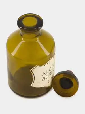 All Origine Amber Apothecary Bottle With Label