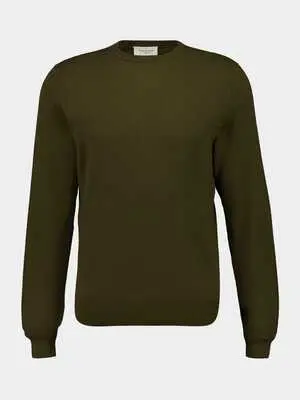 PIACENZA CASHMERE 1733 Cashmere Crewneck Sweater - Brown