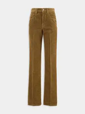 Saint Laurent Fall Beige Clyde Corduroy Pants