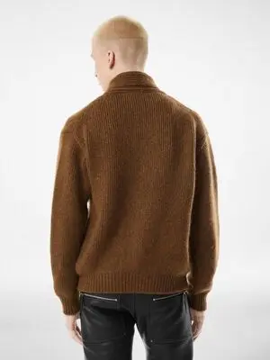 TOM FORD Cashmere Shawl Collar Cardigan - Brown