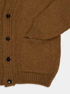 TOM FORD Cashmere Shawl Collar Cardigan - Brown