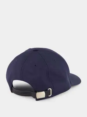 Alexander McQueen Baseball Cap With Logo - Blue