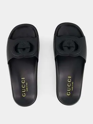 Gucci Cosmos Softy Leather Sandals