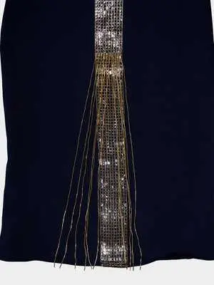 PAULA Freya Embellished Silk Dress