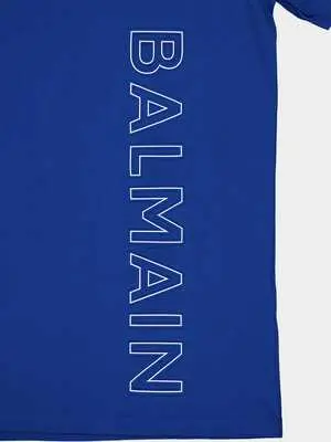 Balmain Logo-print Short-sleeved Cotton T-shirt