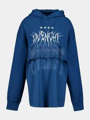 Givenchy Double Layered Cotton Hoodie
