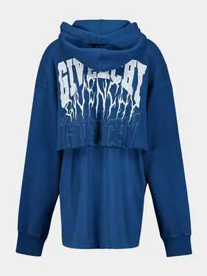 Givenchy Double Layered Cotton Hoodie