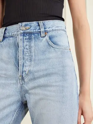 Saint Laurent High-rise Slim-leg Jeans - Blue
