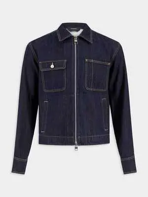 Alexander McQueen Zipped Denim Jacket
