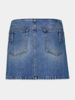 Dolce & Gabbana Cotton Denim Mini Skirt
