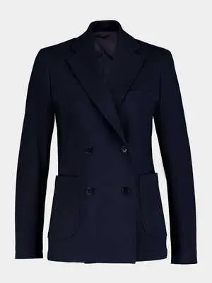 PAULA Bast Double-breasted Ponto Roma Blazer - Blue