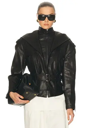 KAREN ARCANJO Renia Leather Jacket