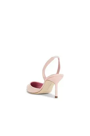 Manolo Blahnik Capsli 70 Slingback Pumps - Nude