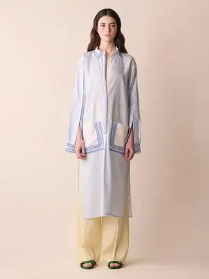 PAULA Altair English Embroidered Linen Dress