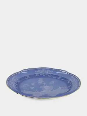 GINORI 1735 Oriente Italiano Pervinca Oval Platter - Blue