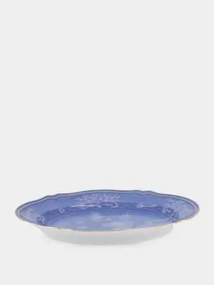 GINORI 1735 Oriente Italiano Pervinca Oval Platter - Blue