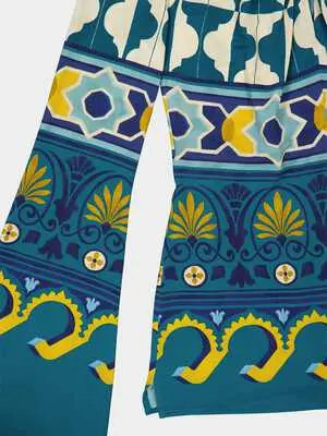 La DoubleJ Casareale Placée Superflare Top - Blue