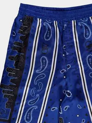 Off-White Paisley-print Shorts - Blue