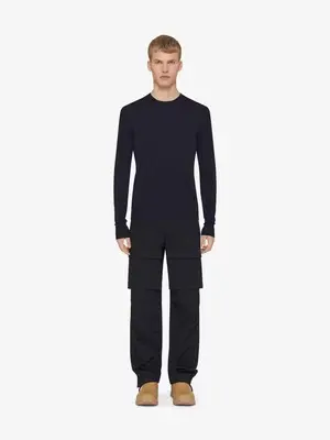 Givenchy Cotton And Silk Sweater - Blue