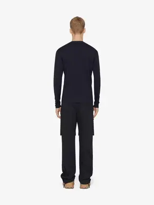 Givenchy Cotton And Silk Sweater - Blue