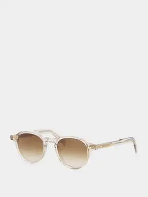 CUTLER AND GROSS Sand Crystal Round Sunglasses - Blue