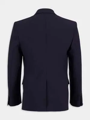 Valentino Garavani Navy Single-breasted Wool Blazer