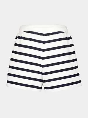 FRAME Varsity Striped Shorts - Blue