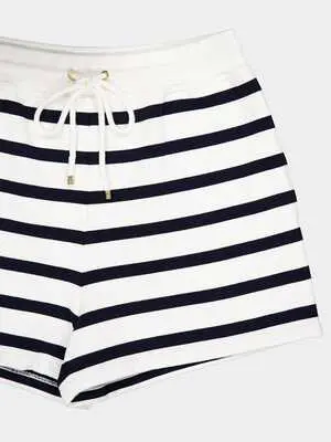 FRAME Varsity Striped Shorts - Blue