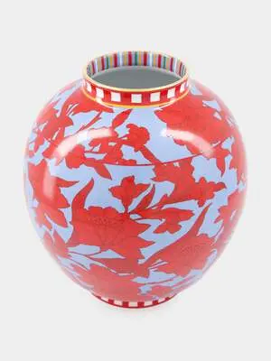 La DoubleJ Lilium Turchese Big Bubble Vase - Blue