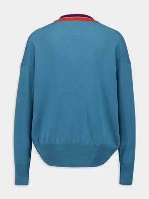 PAULA Brittany Cashmere Sweater With Embroidery - Multicolour