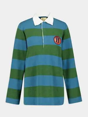 PAULA Stripped Cashmere Polo Shirt