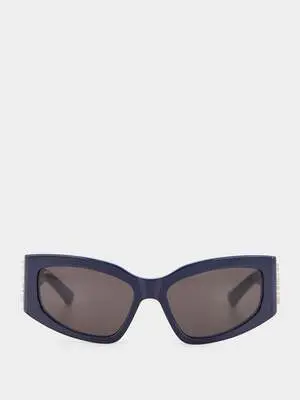 Balenciaga Cat-eye Sunglasses - Blue