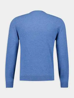 PIACENZA CASHMERE 1733 Cashmere Crewneck Sweater - Blue