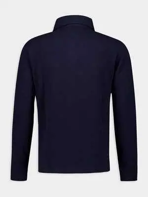 PIACENZA CASHMERE 1733 Navy Cashmere Shirt Jacket