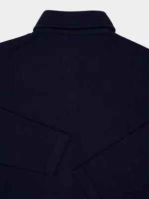 PIACENZA CASHMERE 1733 Navy Cashmere Shirt Jacket