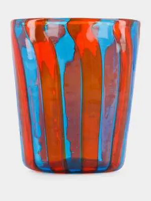 PAULA LIVING Striped Glass Vase